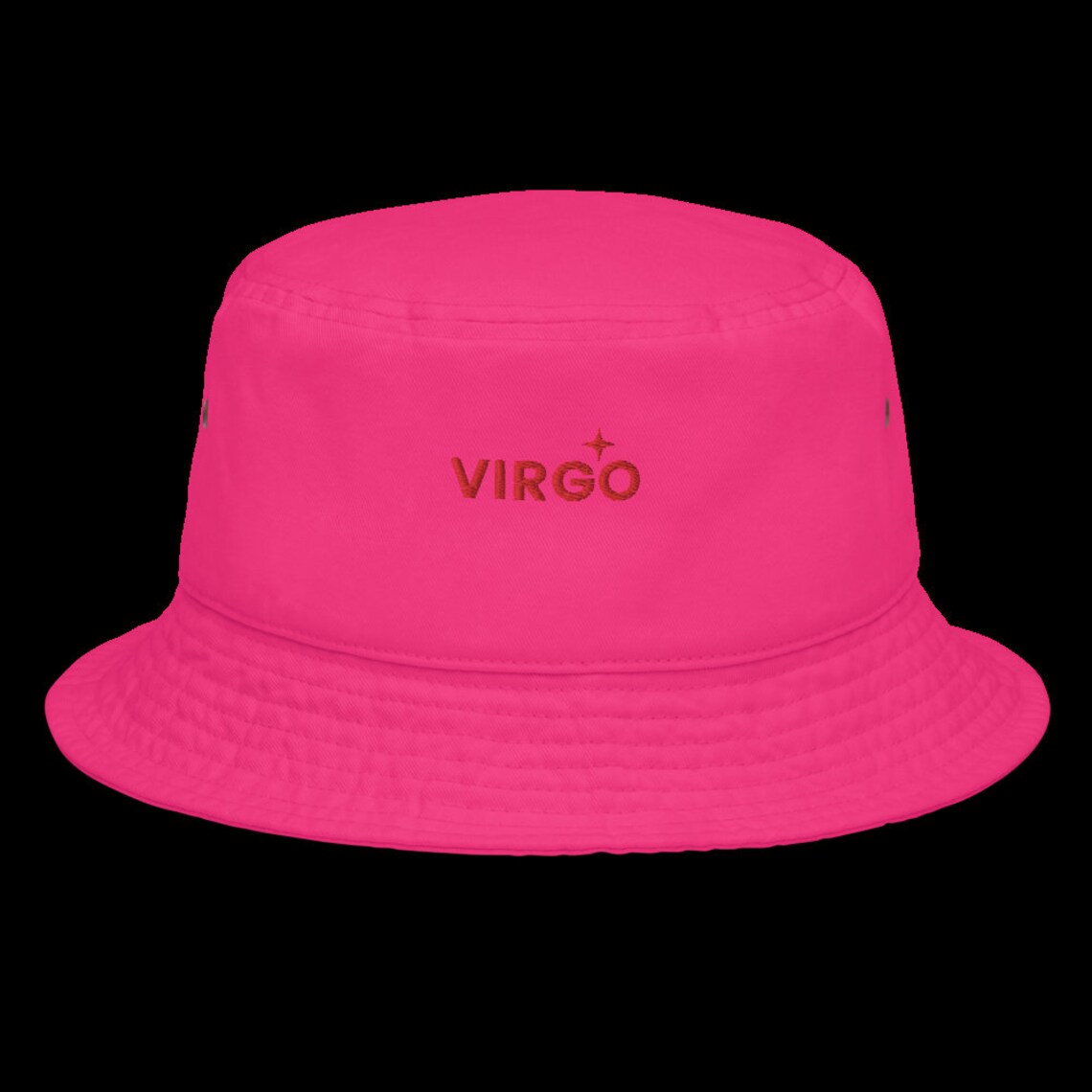 Virgo Bucket Hat, August September Birthday Month, Gift, Beige, Red ...