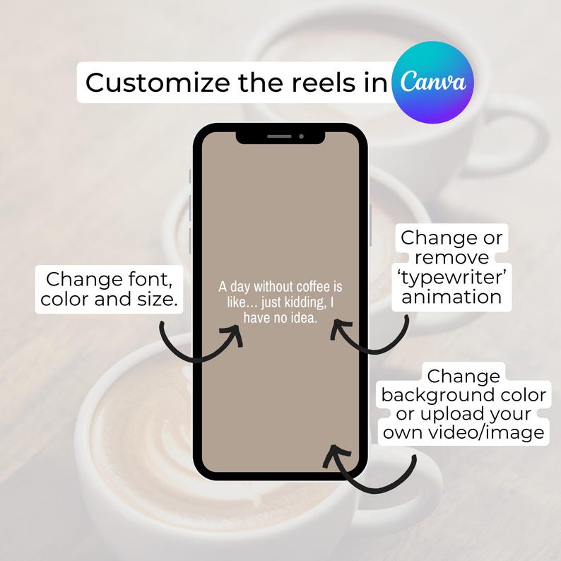 150 Coffee Themed Caption Reels for Instagram Tiktok DFY Faceless ...