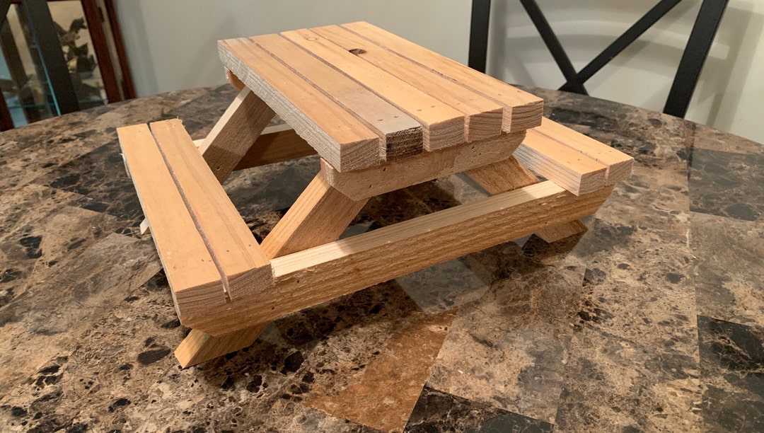 Mini Picnic Table - Etsy