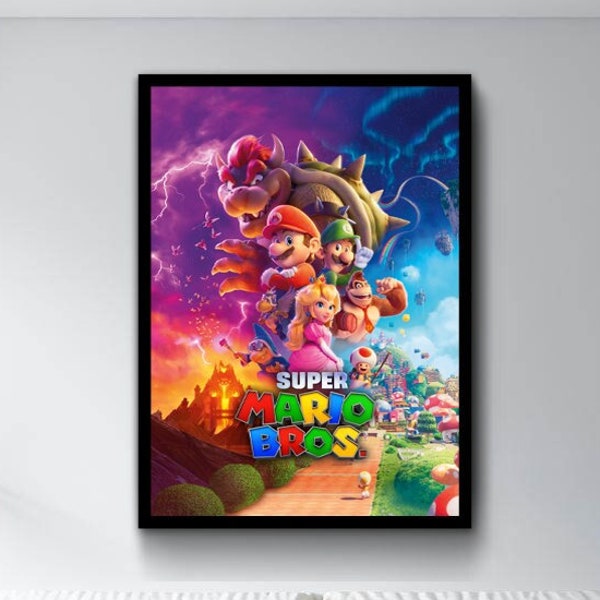 Super Mario Poster - Etsy