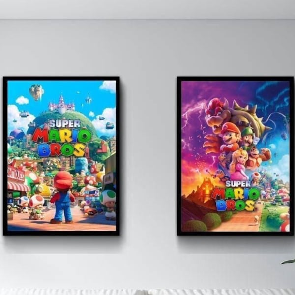 Super Mario Poster - Etsy