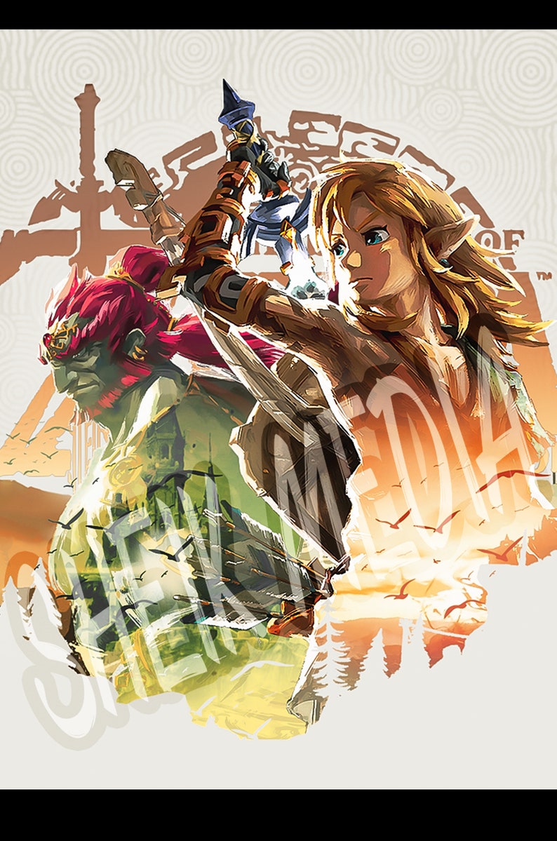 Zelda Poster: Tears of the Kingdom TOTK / Digital Download / Printable ...