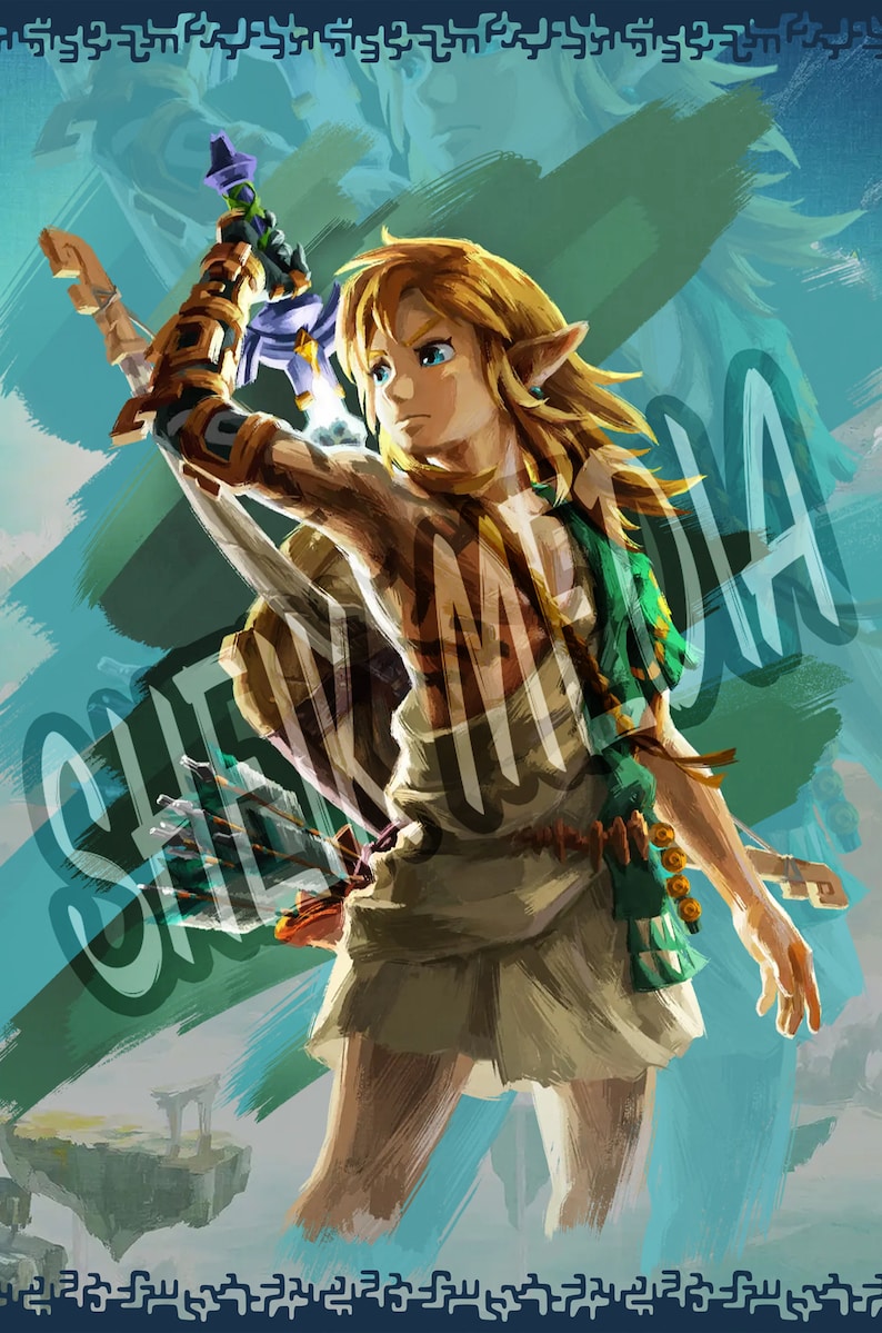 Zelda Posters: Tears of the Kingdom TOTK / High Quality / Digital ...