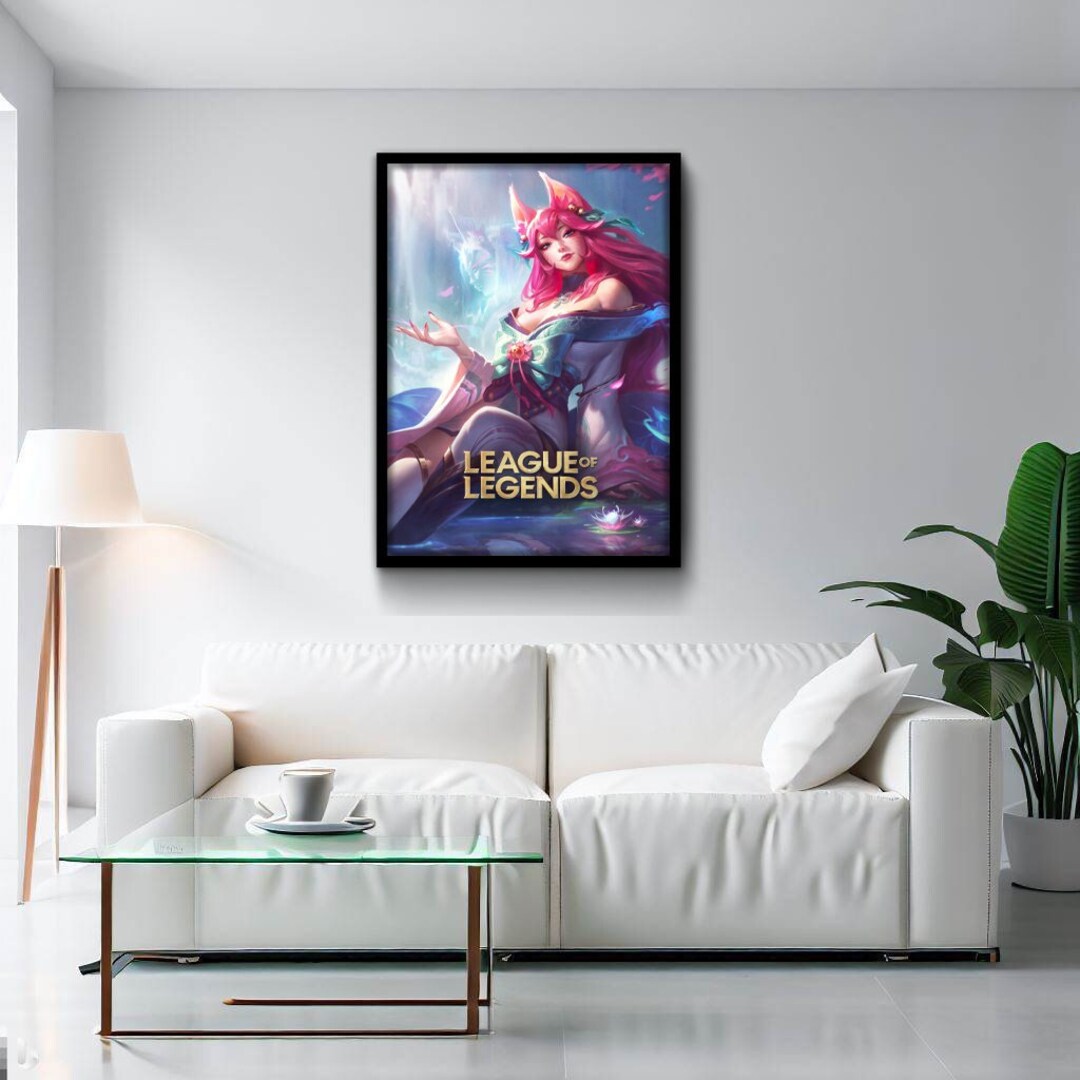 Ahri League of Legends LOL Poster / High Quality / Digital Download ...