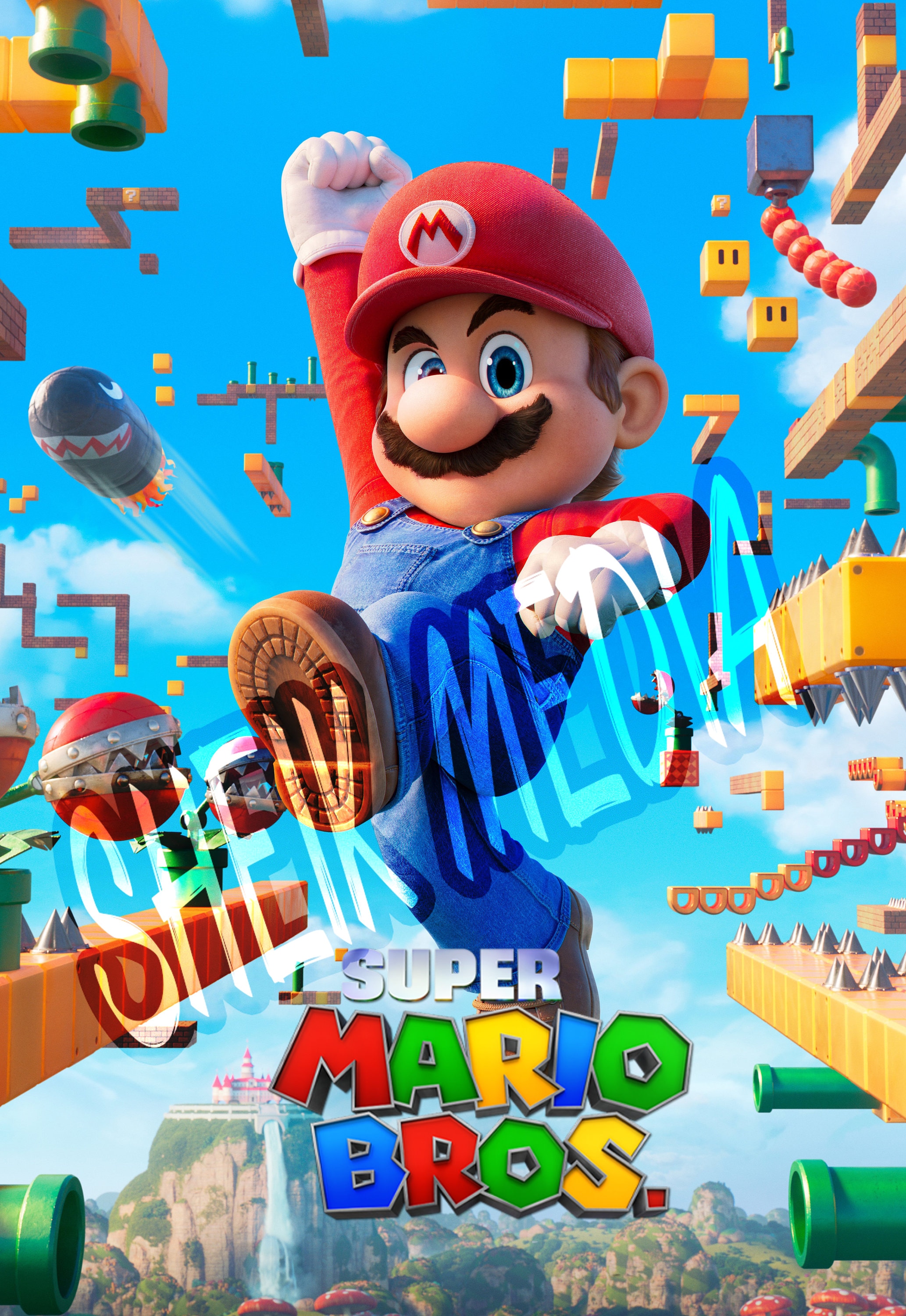 Super Mario Bros Filmplakat Hohe Qualität Digitaler Download