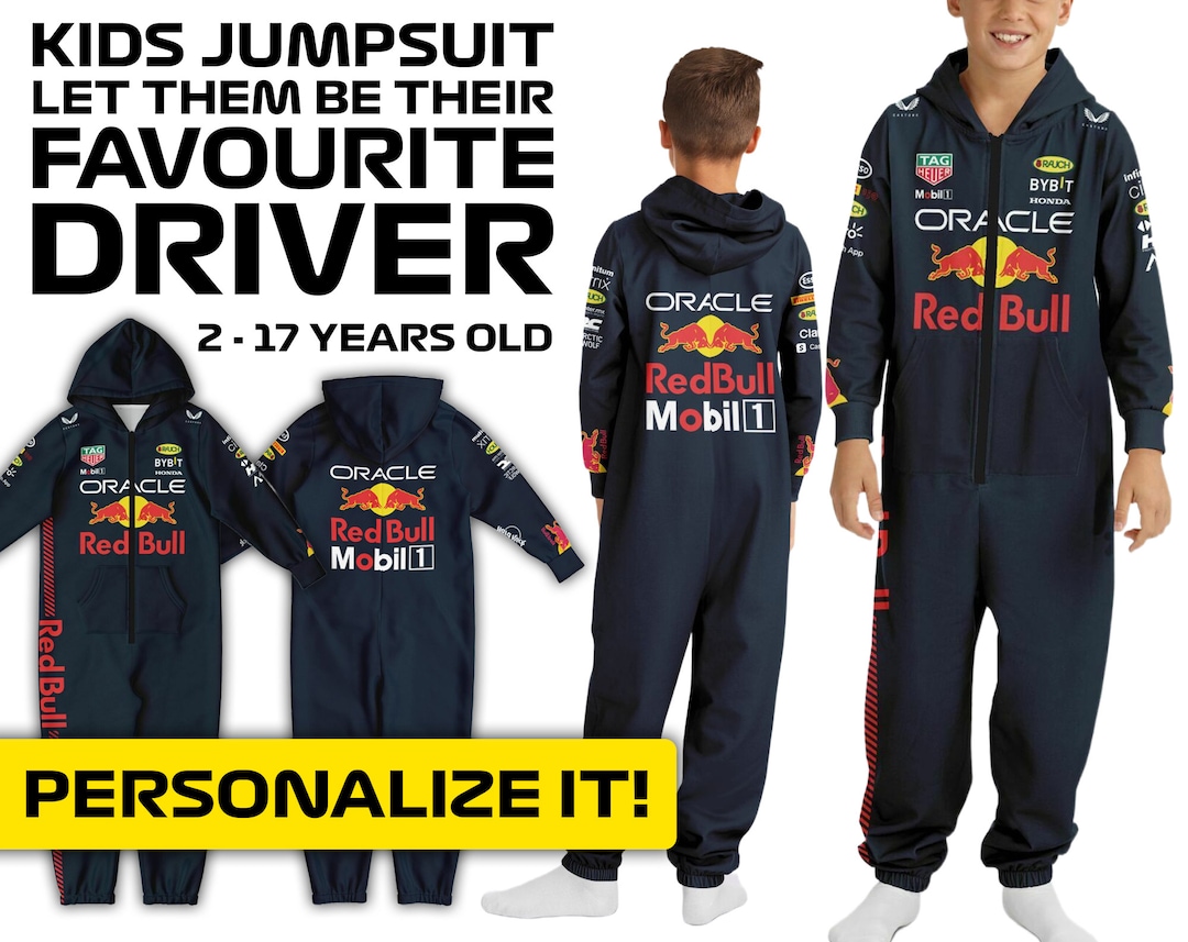 RBR Formula 1 Kids Jumpsuit Onesie F1 Fan Gear Kids - Etsy