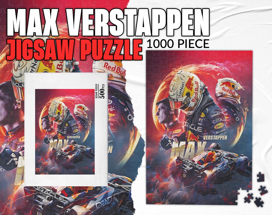 Max Wooden Jigsaw Puzzle Perfect Gift for Formula One Fans Kids Adults ...