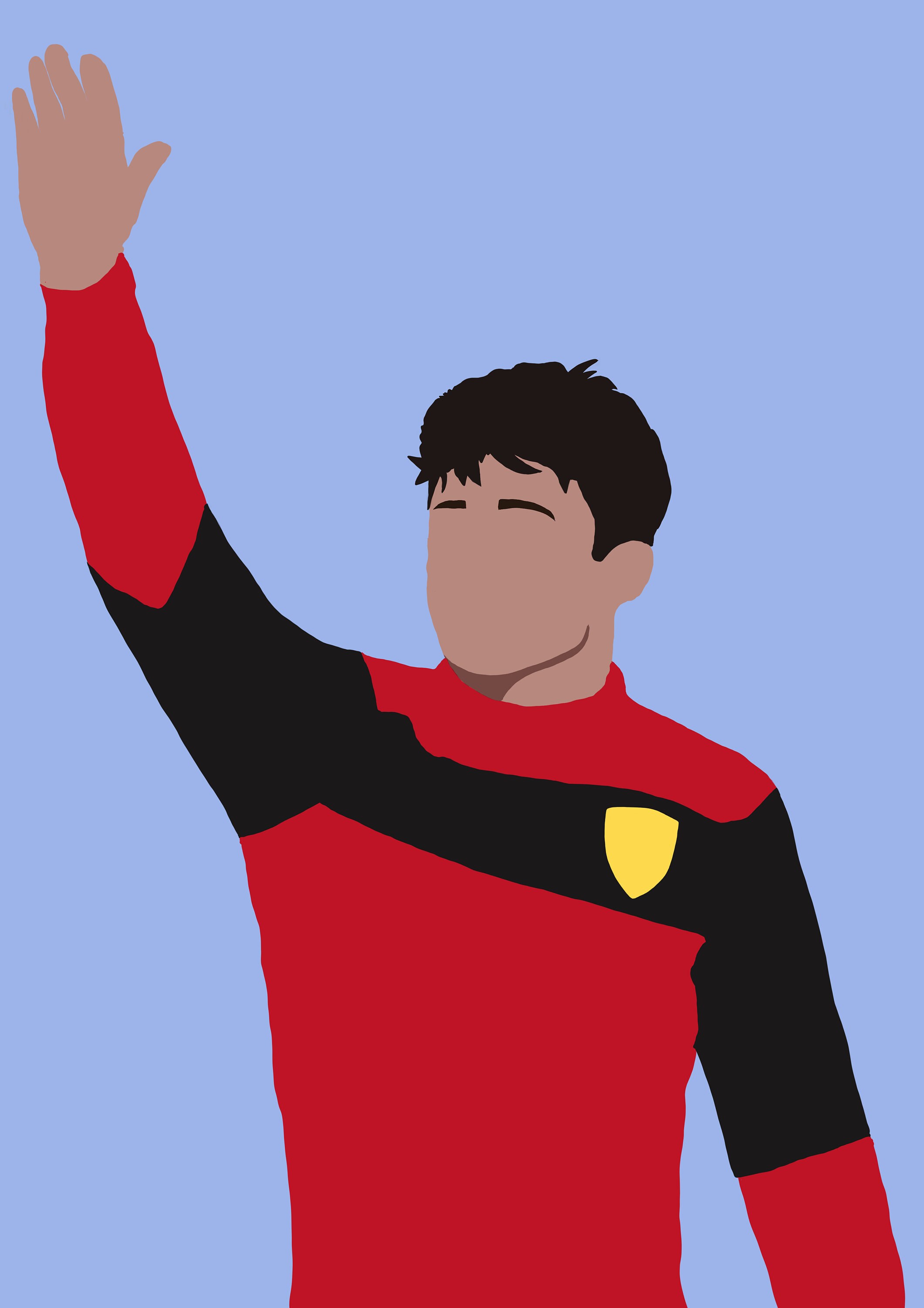 Charles Leclerc Flat Vector F1 Poster - Etsy