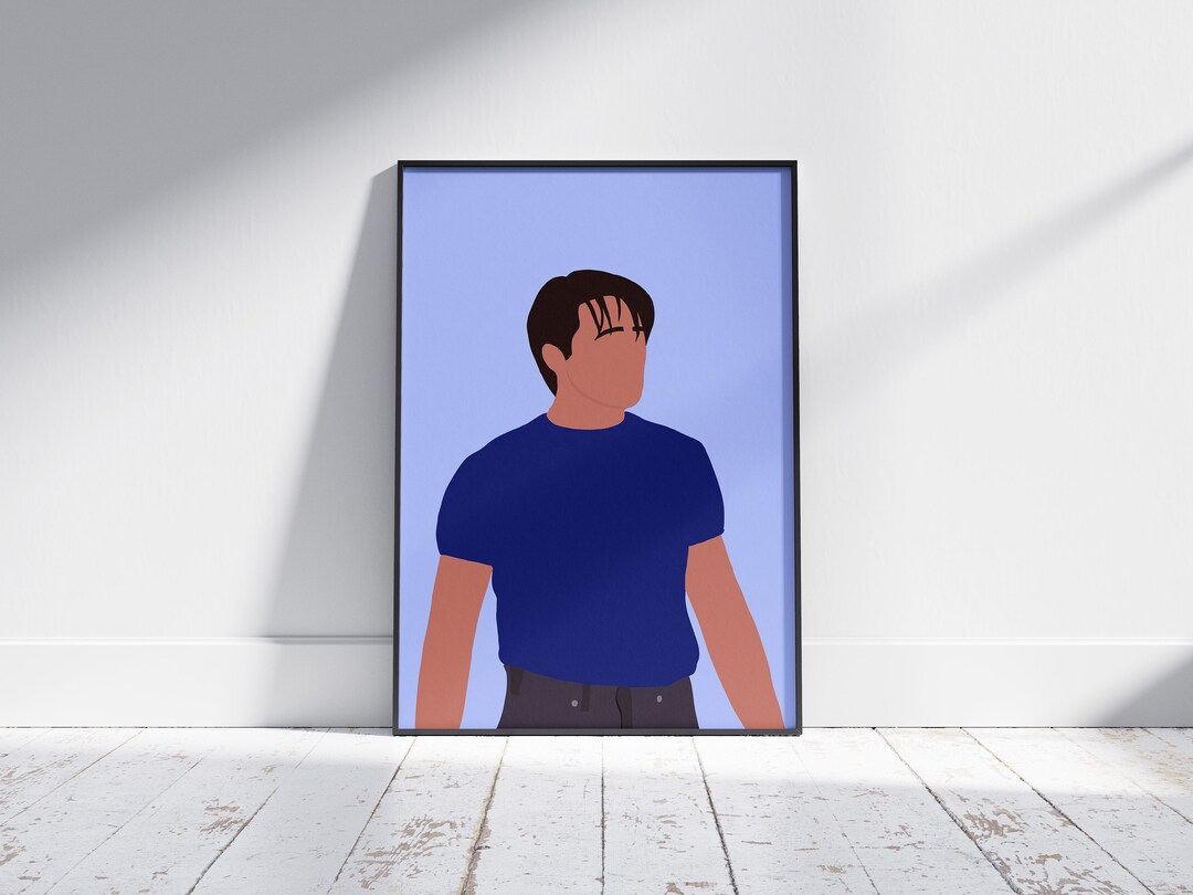 Joey Tribbiani Friends - Flat Vector Poster - Etsy