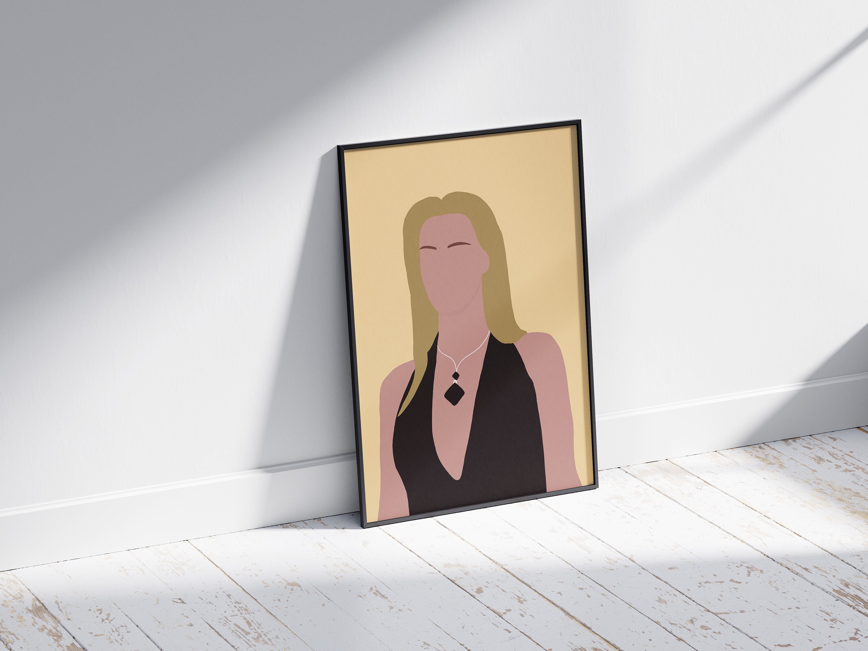 Phoebe Buffay Friends - Flat Vector Poster - Etsy