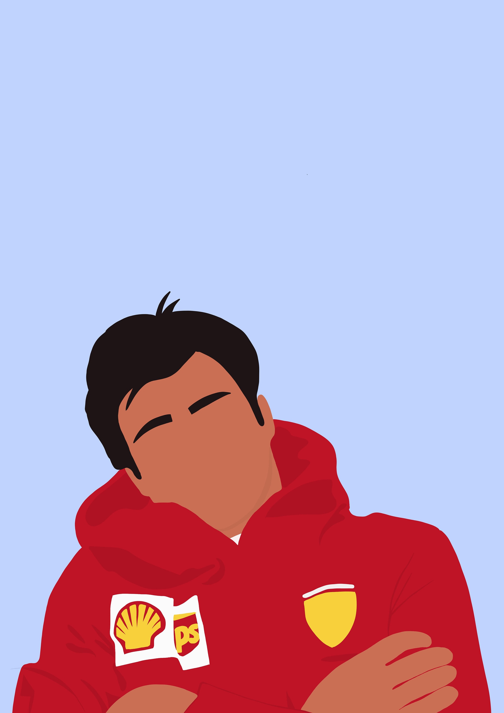 Carlos Sainz - Flat Vector F1 Poster - Etsy