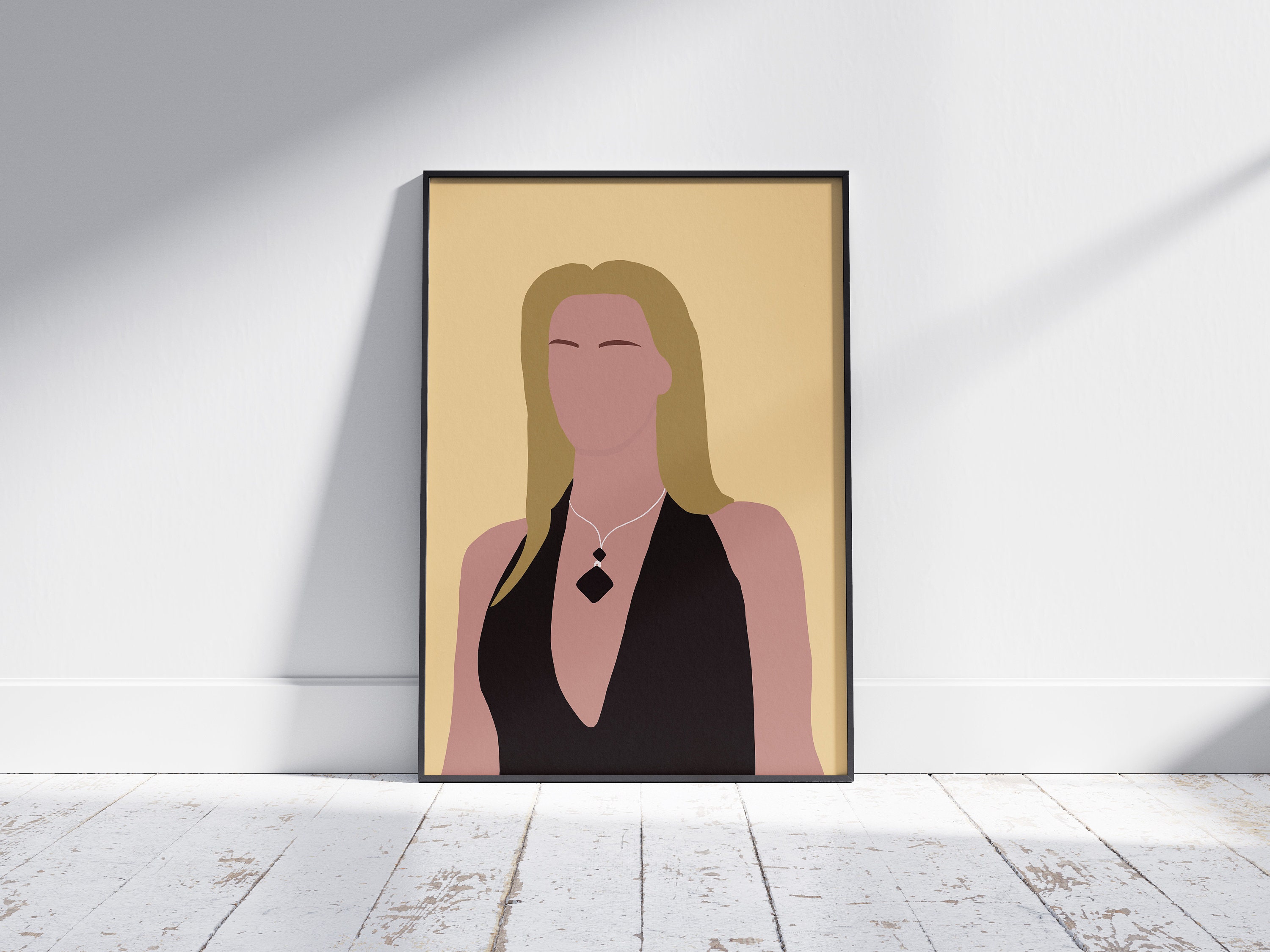 Phoebe Buffay Friends - Flat Vector Poster - Etsy