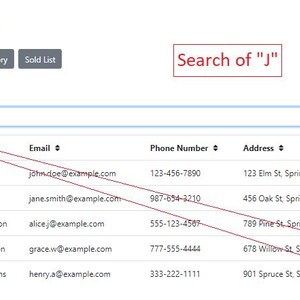Dynamic Web App to Google Sheet CRUD Operation, Search and Sort Operation Code - Etsy