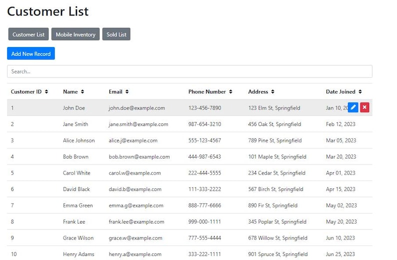 Dynamic Web App to Google Sheet CRUD Operation, Search and Sort Operation Code - Etsy