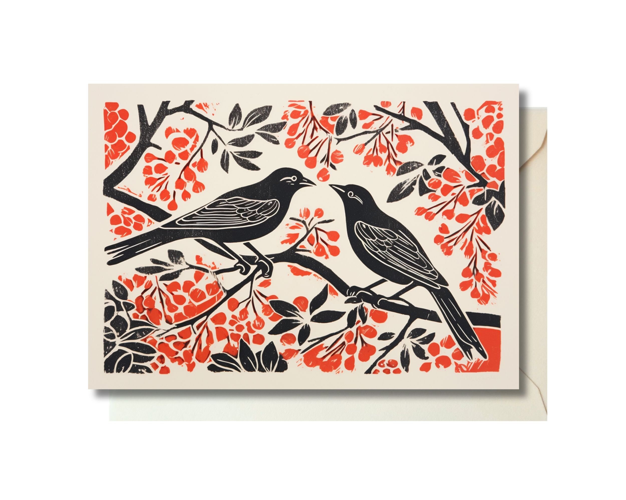 Printable Valentines Love Birds Card. Download, Print, and Send ...