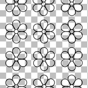 Flower Macaron Template - Etsy