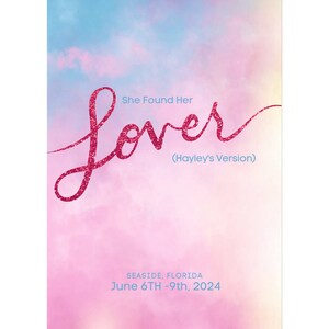 She Found Her Lover Bachelorette Party Invitation & Itinerary - Etsy