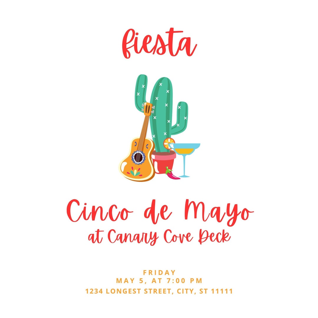 Cinco De Mayo Party Invitation - Etsy