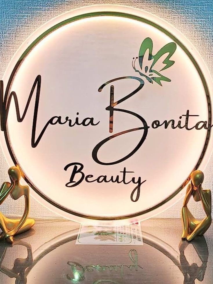 Custom Backlit Acrylic Sign Acrylic Logo Sign LED Business Sign Salon ...