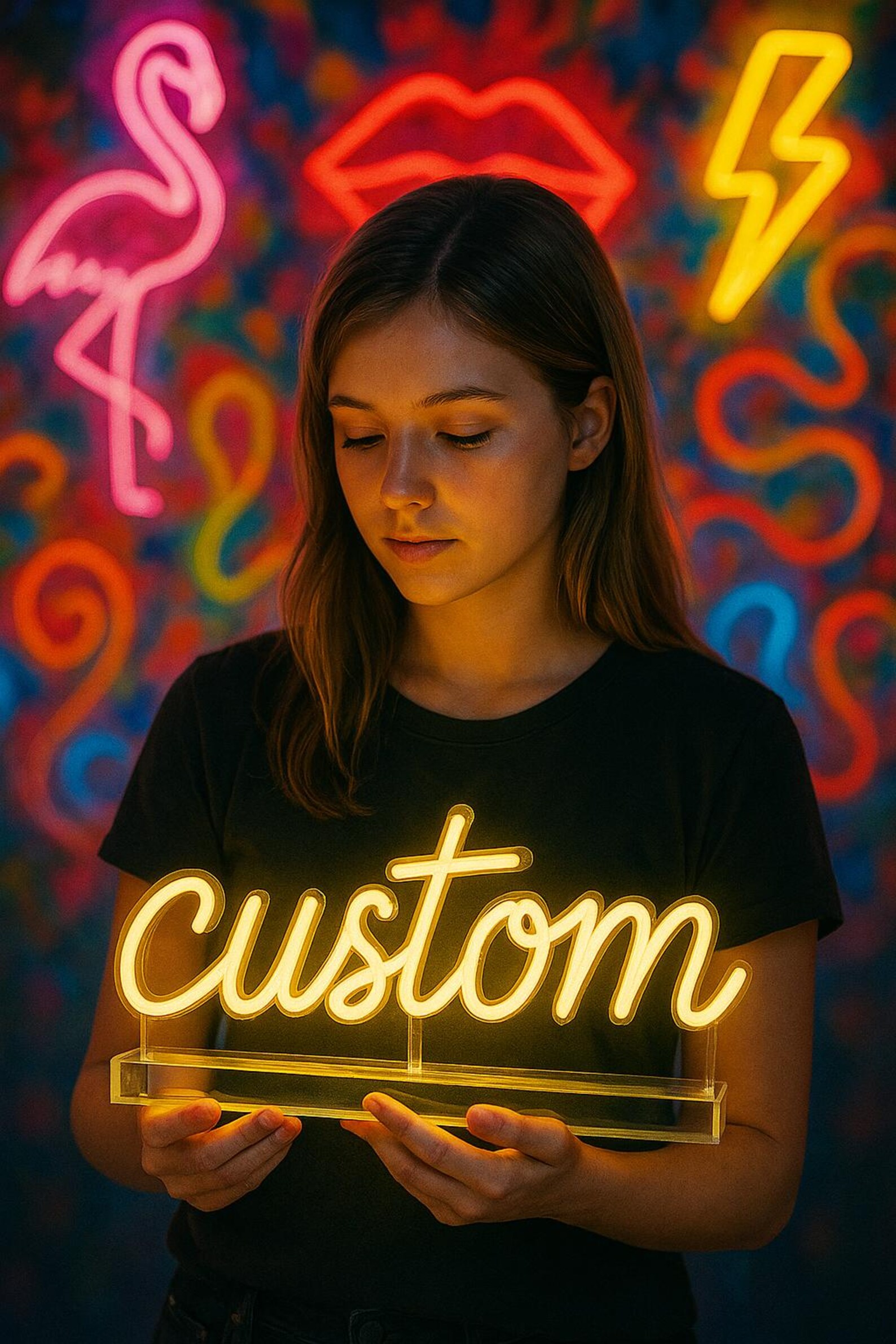 Custom LED Neon Sign Personalized Name Light Custom Wall Decor Unique ...