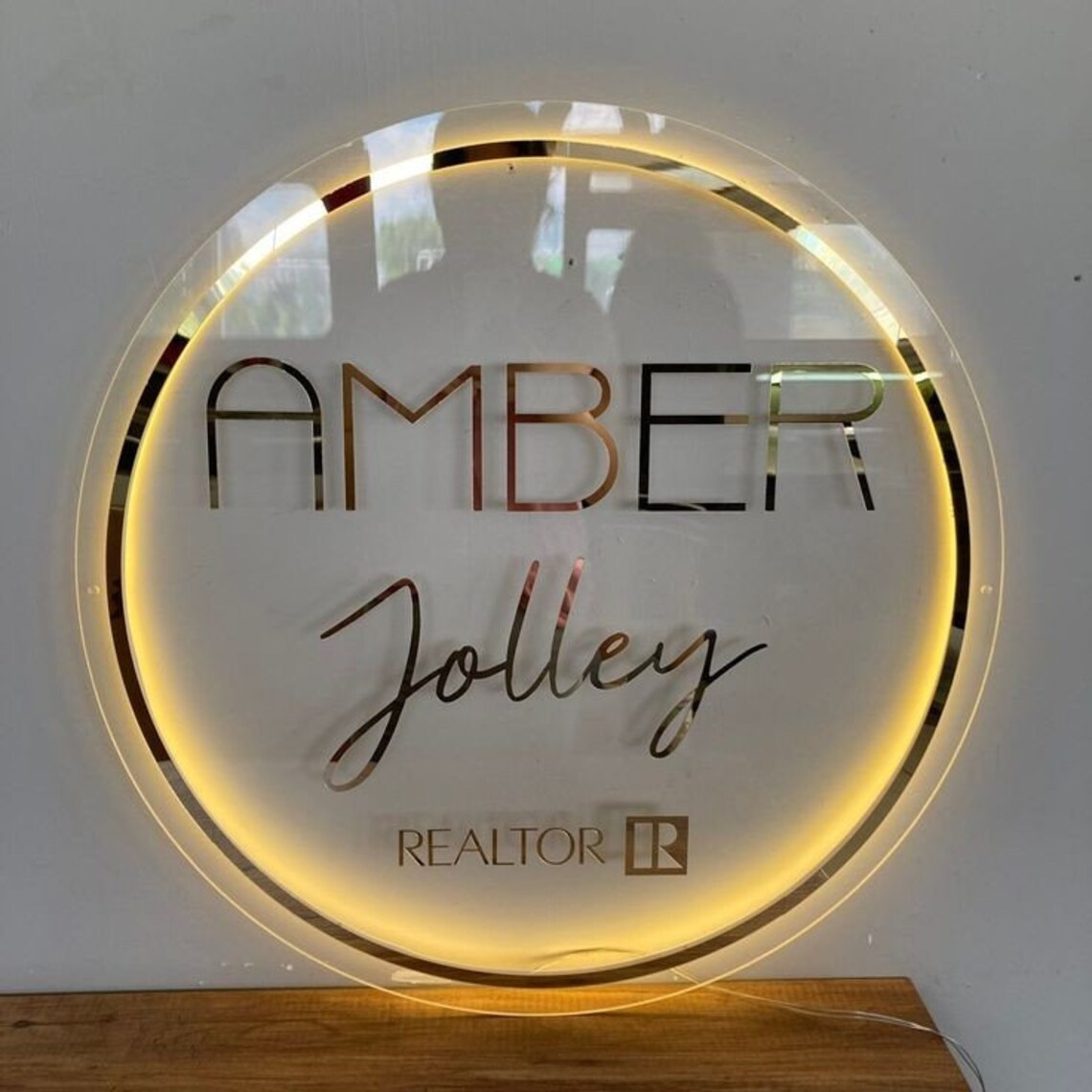 Custom Backlit Acrylic Sign Acrylic Logo Sign LED Business Sign Salon ...