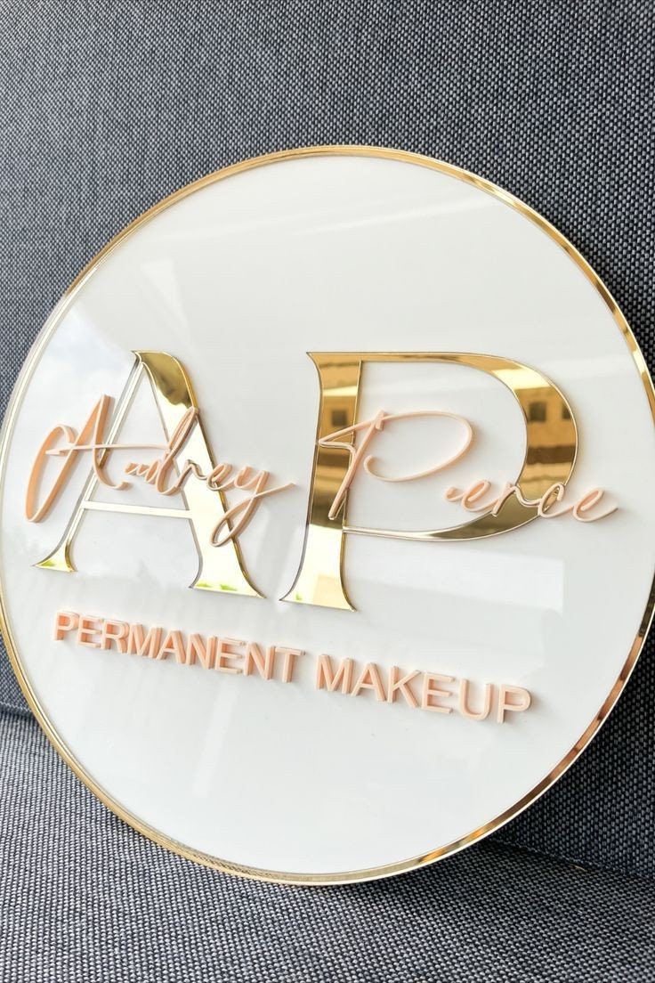 Custom Backlit Acrylic Sign Acrylic Logo Sign LED Business Sign Salon ...