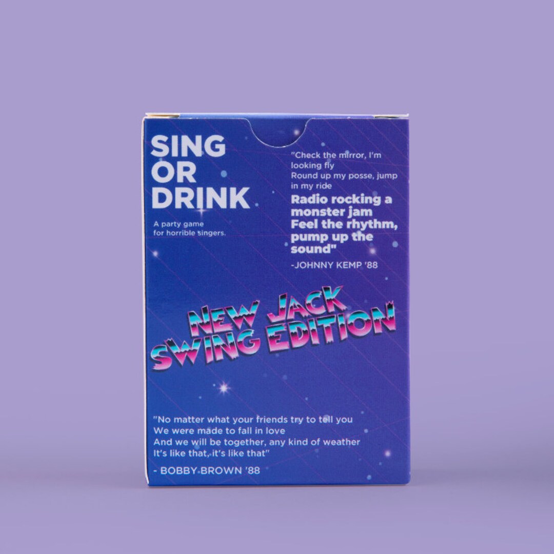 Sing or Drink™ - New Jack Swing Expansion Pack - Etsy Australia