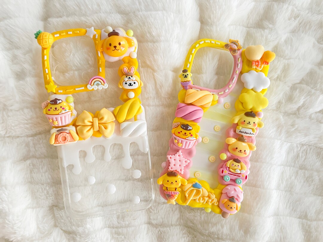 Kawaii Cute Decoden Phone Cases for All Models, Handmade Custom Phone ...