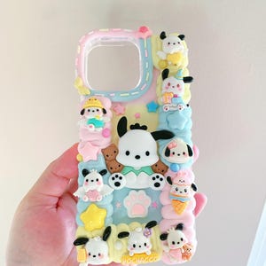 Kawaii Dog Decoden Phone Cases for All Models, Cute Kawaii Handmade ...