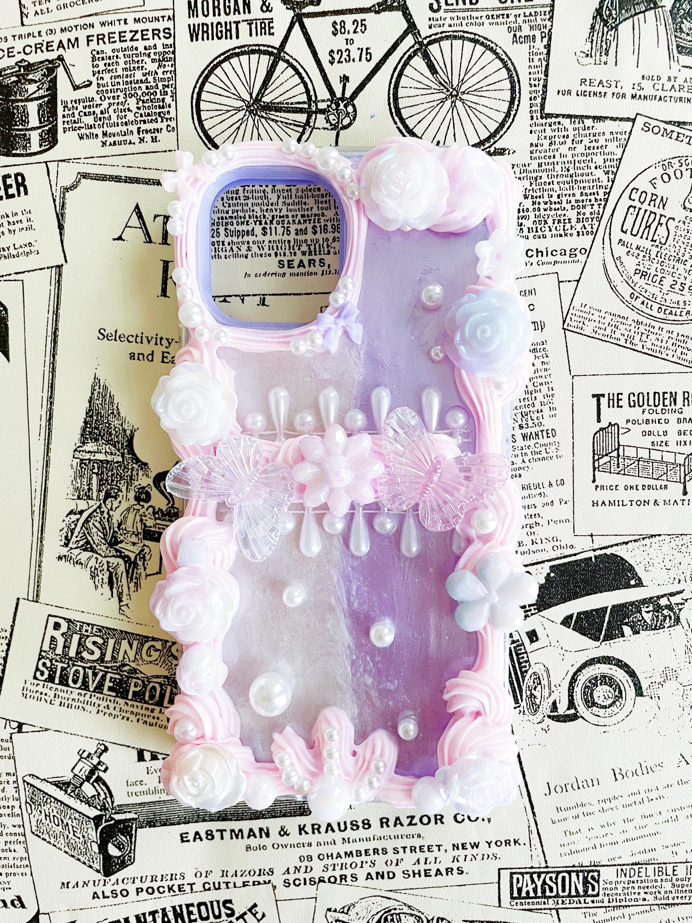 Ready to Ship iPhone 12/ iPhone 12 Pro Decoden Phone Case, Kawaii Cute ...