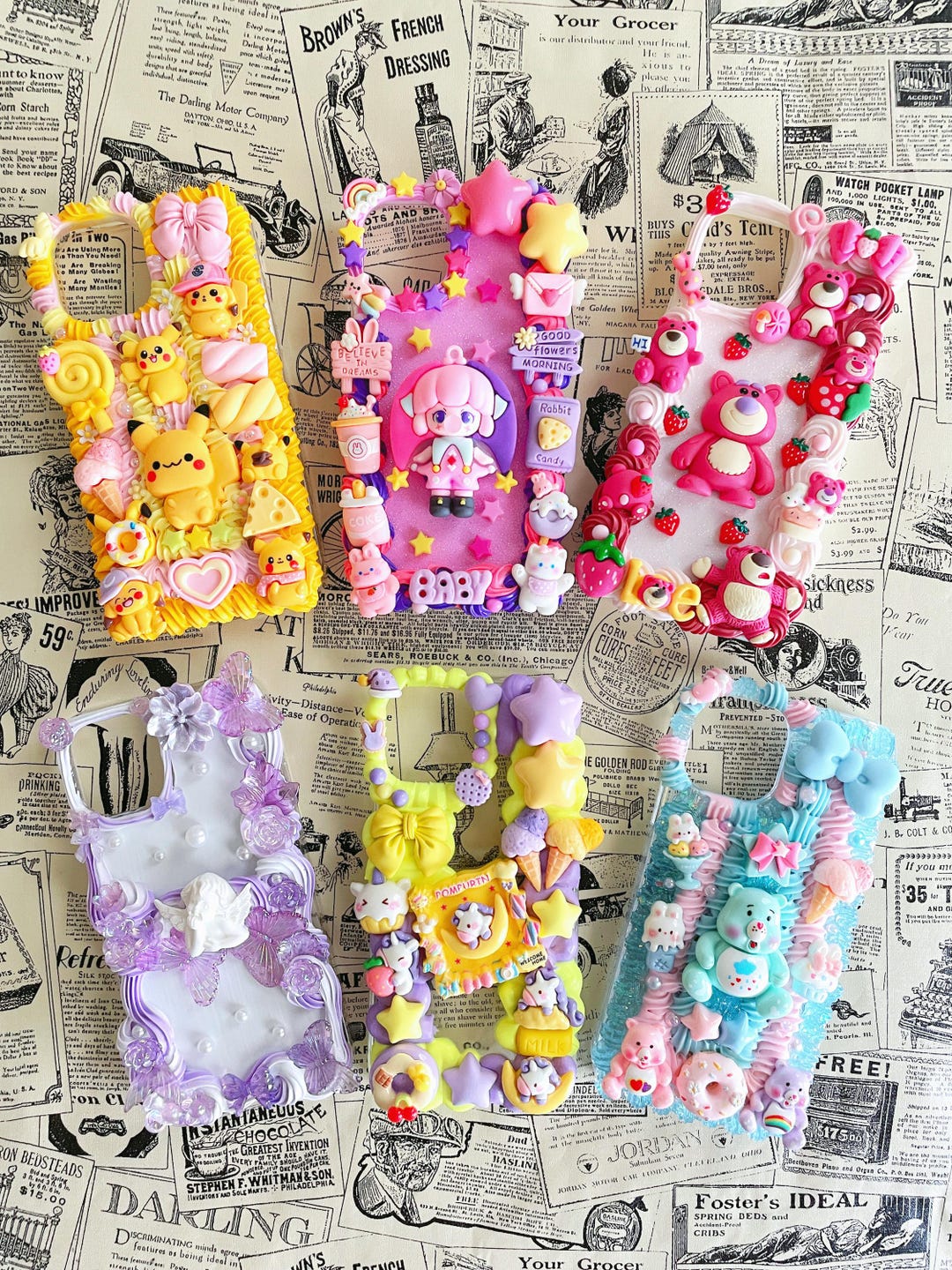 Ready to Ship iPhone 12/ iPhone 12 Pro Decoden Phone Case, Kawaii Cute ...