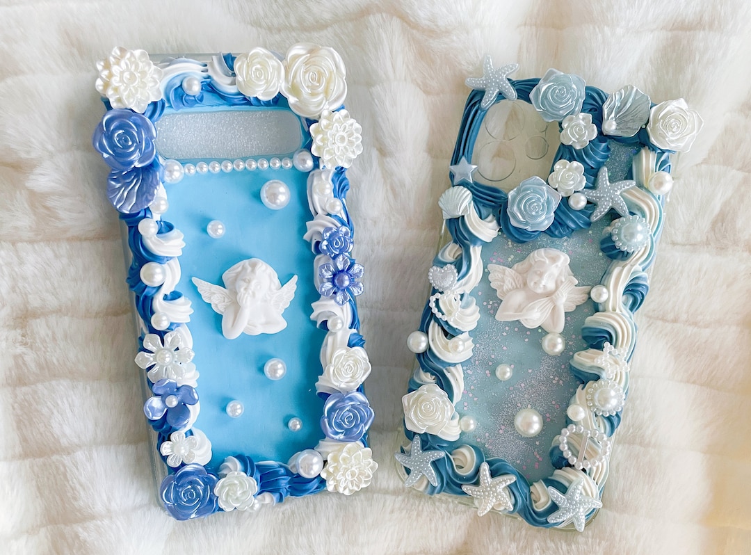 Angel Elegant Decoden Phone Cases for All Models, Baroque Handmade ...