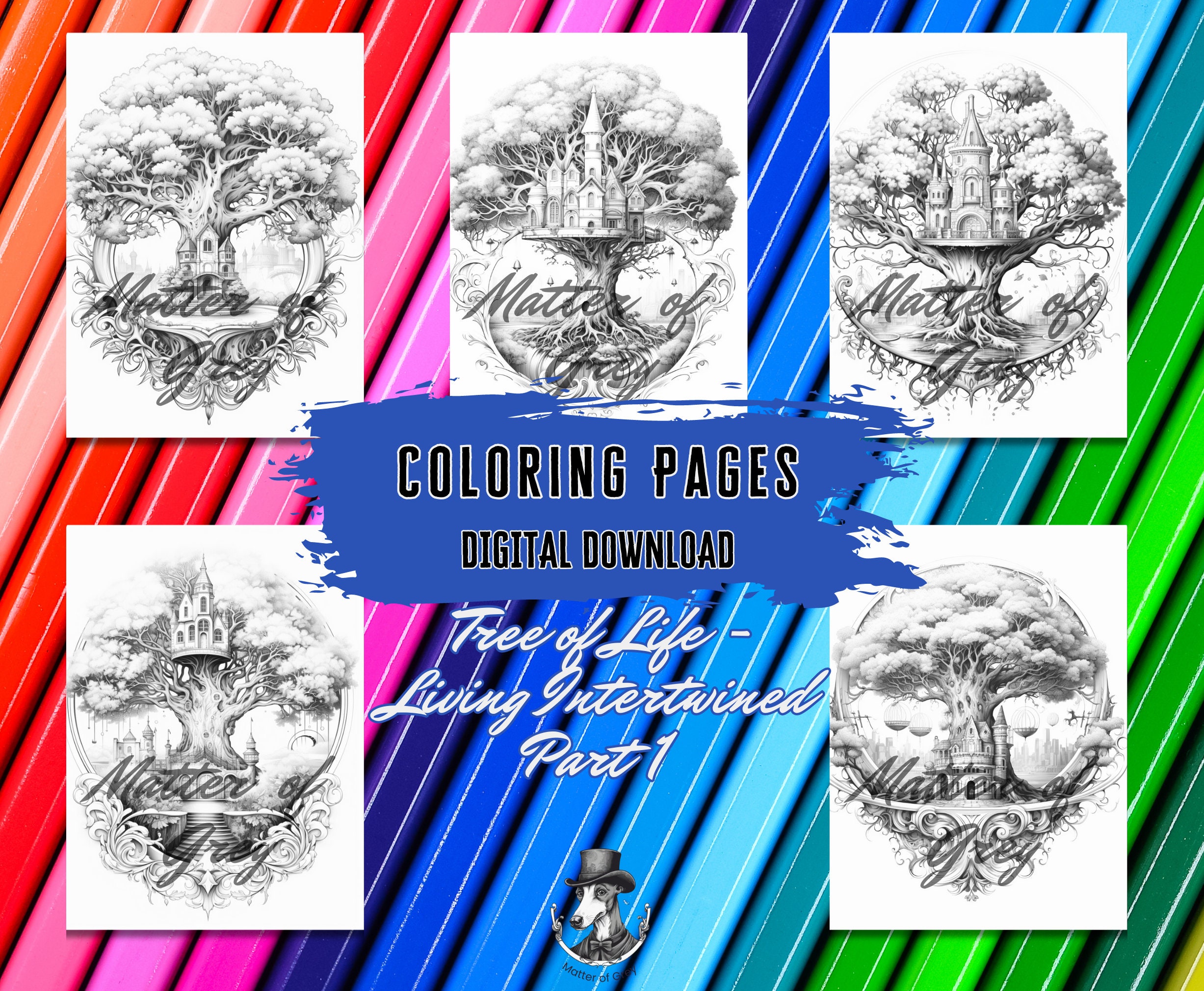 Tree of Life Coloring Book - Living Intertwined Part 1: Digital ...