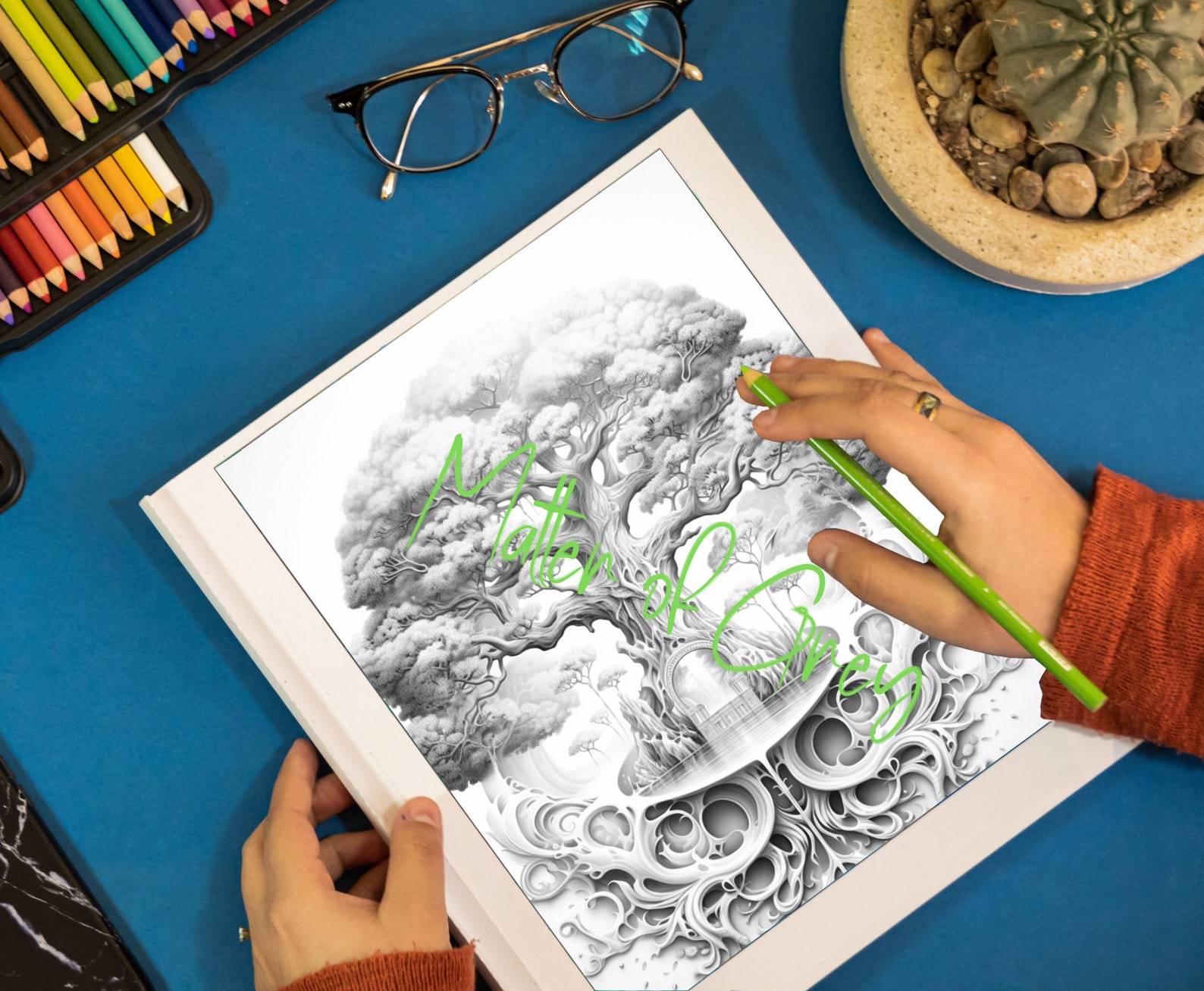 Tree of Life Coloring Book - Encircled Eternity: Mindful Meditation and ...