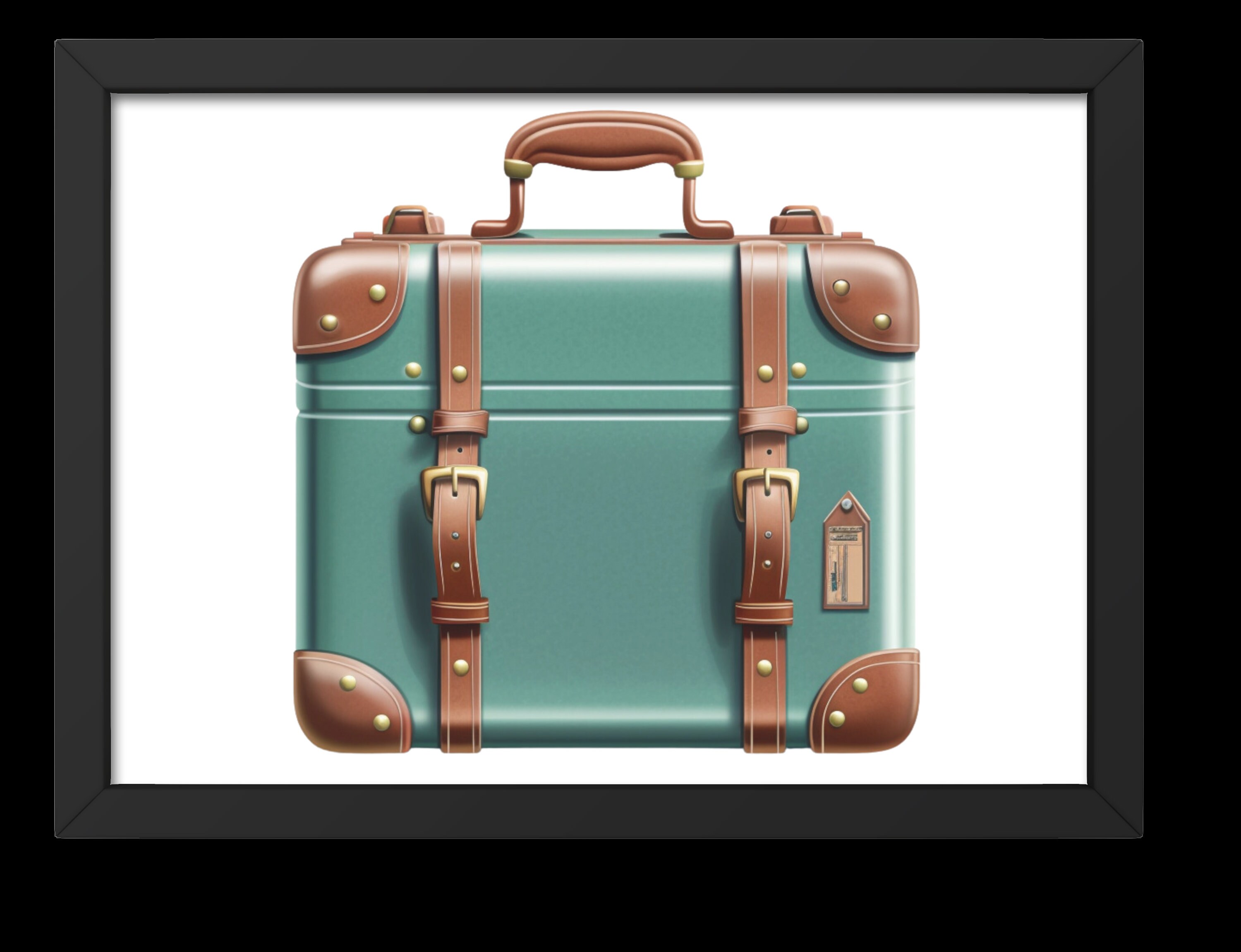 Suitcase Digital Clipart Images With 40 Transparent Suitcases as PNG ...