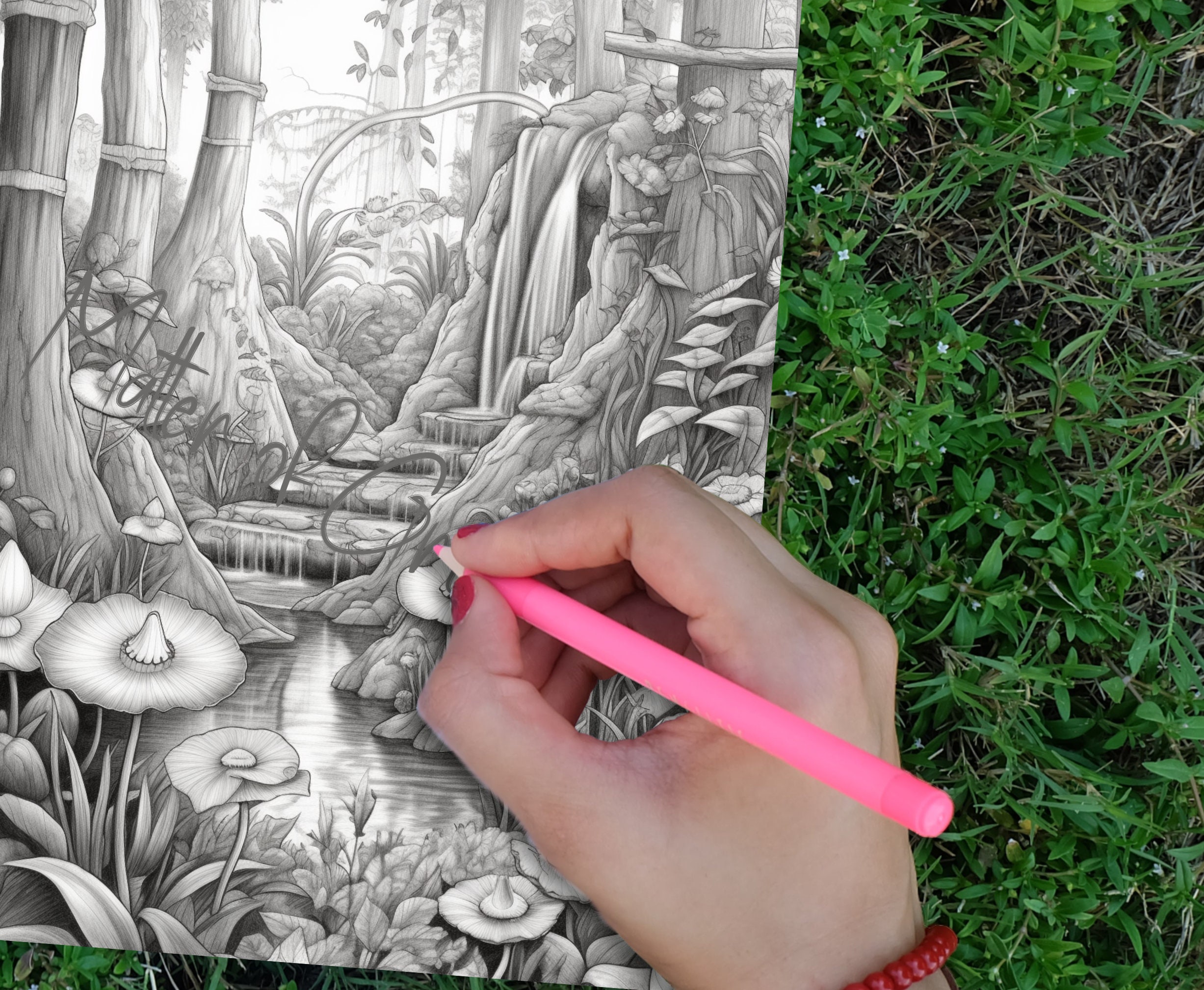Fantasy Forest: Adult and Kids' Coloring Book for Mental - Etsy
