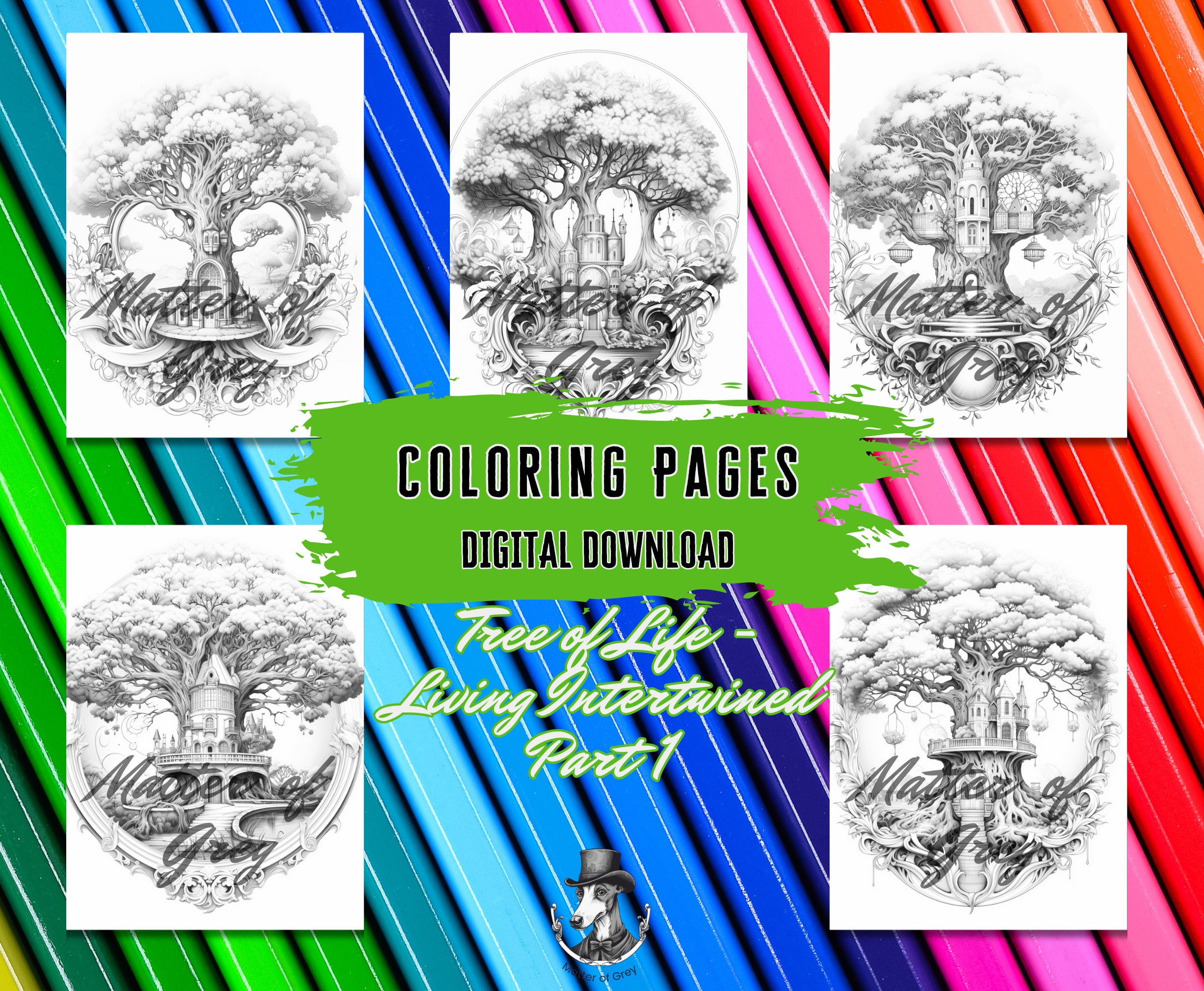 Tree of Life Coloring Book - Living Intertwined Part 1: Digital ...