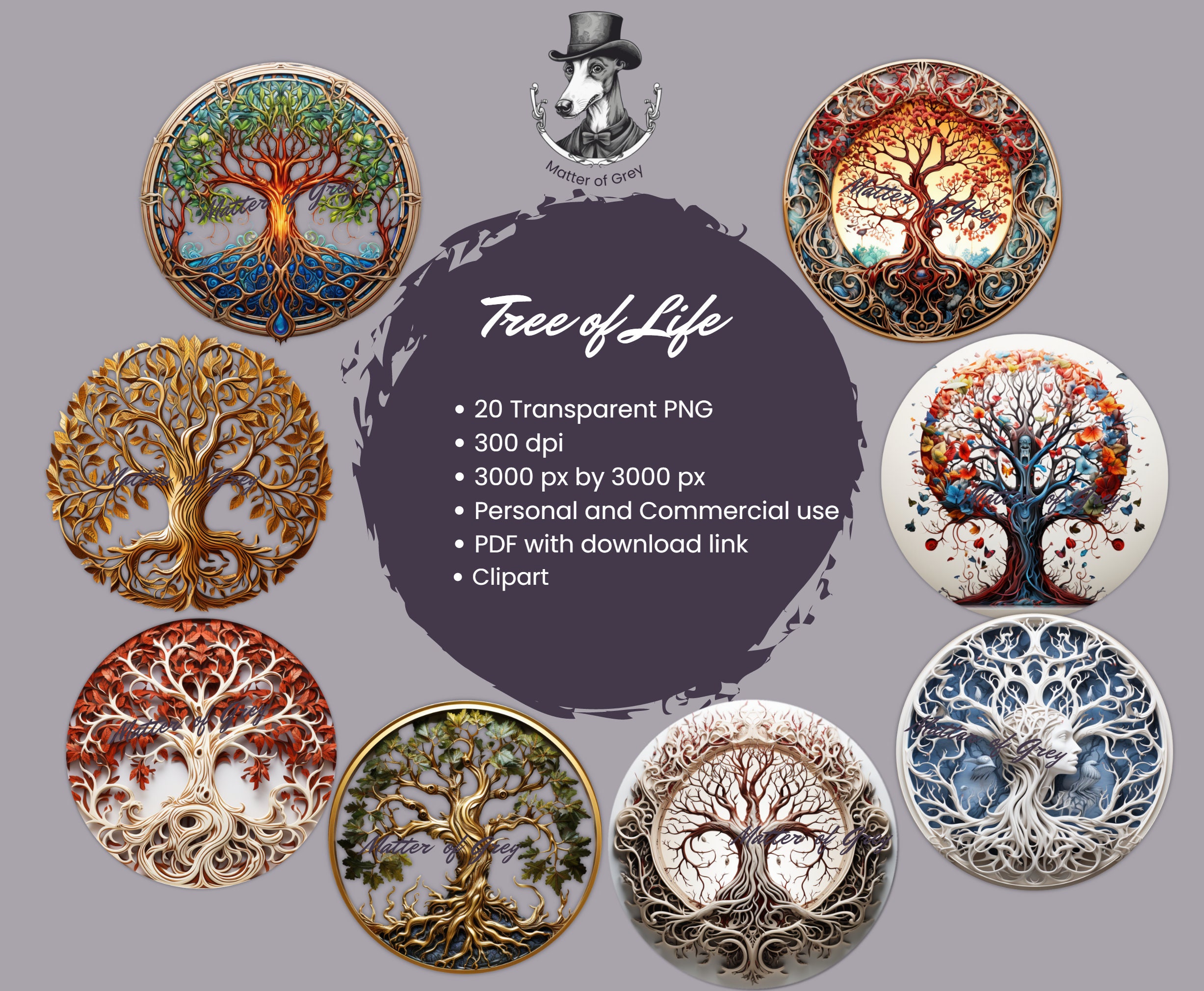 Tree of Life Inspirations Clipart Collection - 20 Unique Tree of Life ...