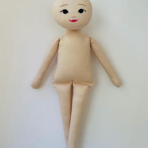 Basic Cloth Doll BODY PATTERN, Make the Perfect Gift for Your Rag Doll ...