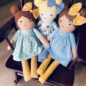 15 Inch Cloth Doll Sewing Pattern, Video Tutorial (PDF Pattern) - Etsy