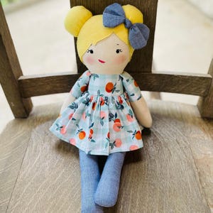 15 Inch Cloth Doll Sewing Pattern, Video Tutorial (PDF Pattern) - Etsy