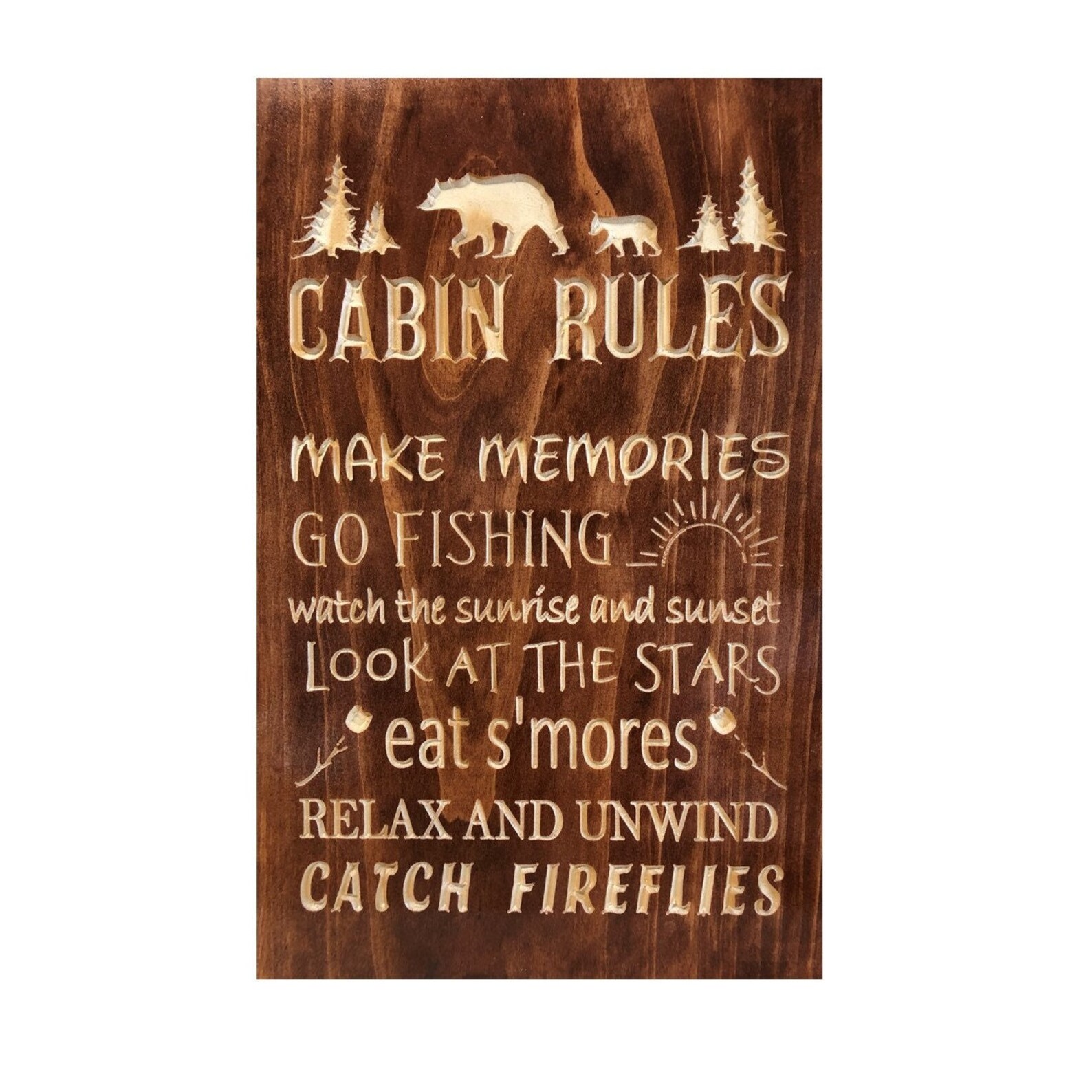 Cabin Rules - Etsy