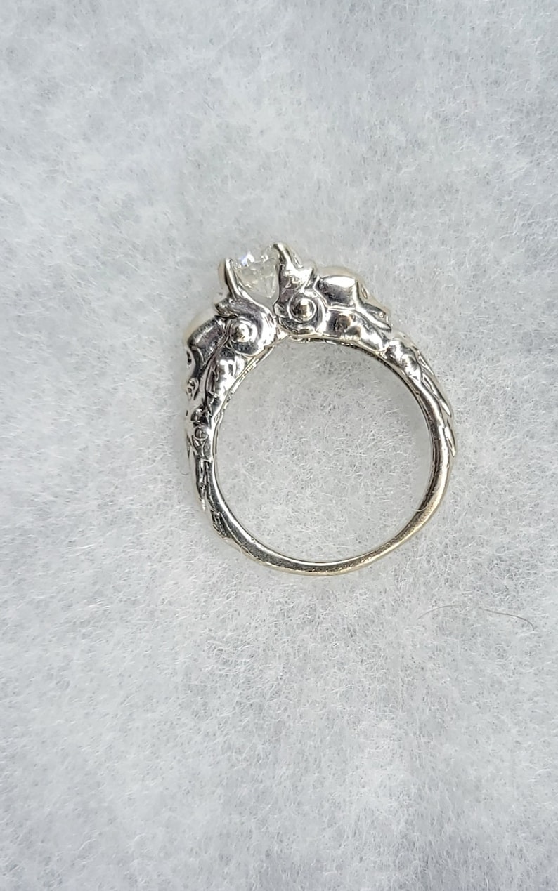Custom Made Skull Engagement Ring - Etsy