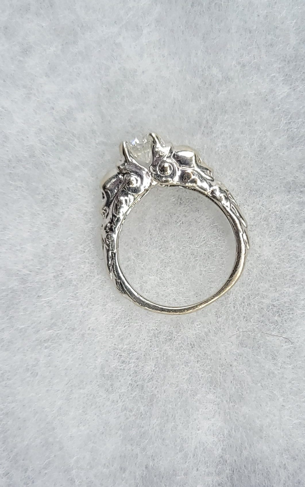 Custom Made Skull Engagement Ring - Etsy