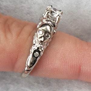 Custom Made Skull Engagement Ring - Etsy