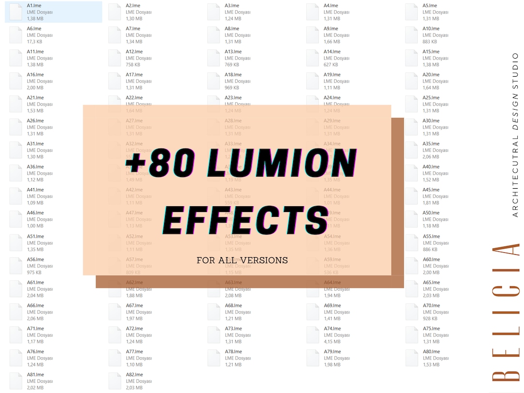80+ Lumion Render Effects, Atmosphere and Realism (digital Download) - Etsy