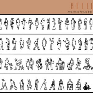 2D Autocad People and Park Blocks , Human Templates , DWG for ...