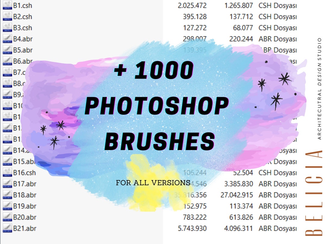 Photoshop Brushes, Unleash Your Creativity With 1000+ Brush Bundle ...