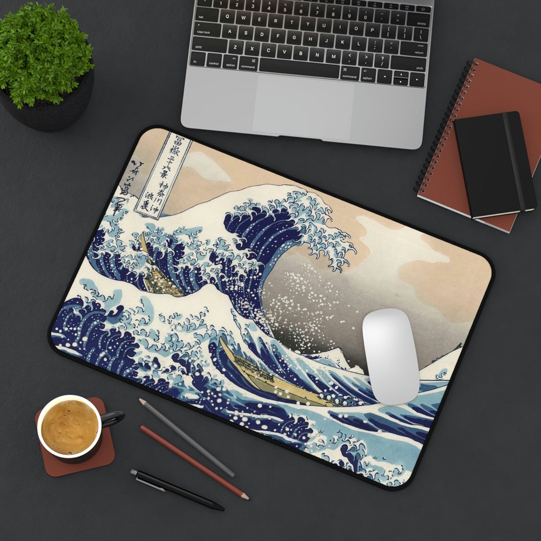 The Great Wave off Kanagawa Mouse Pad - Etsy