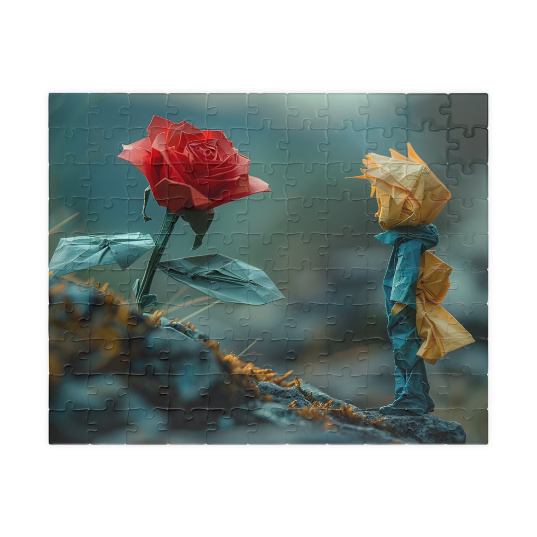 The Origami Prince and the Neon Rose #13851-24943 - Etsy